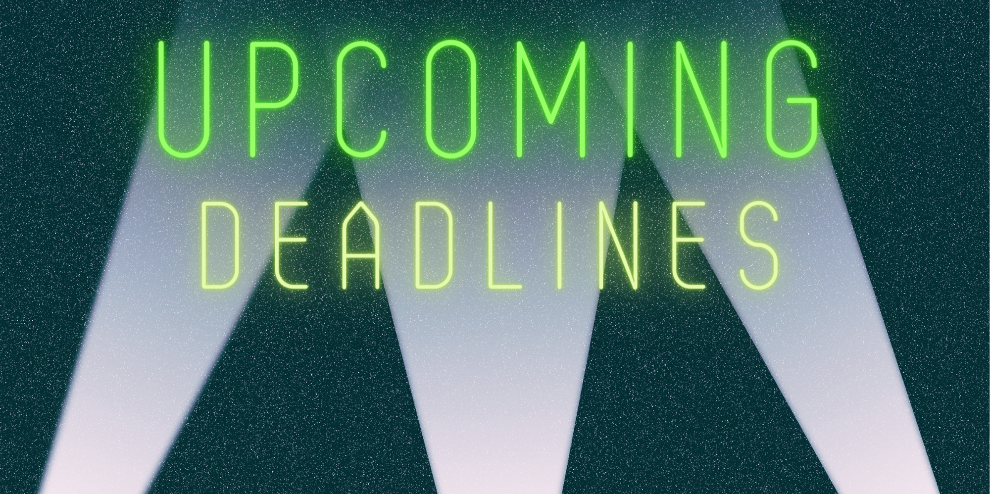 UPCOMING DEADLINES | easthartfordct