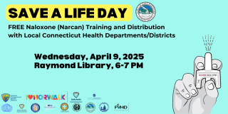 Save A Life Day Narcan Training on April 9 | easthartfordct